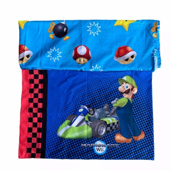 Nintendo | Bedding | Super Mario Kart Twin Flat Bed Sheet And Pillow ...